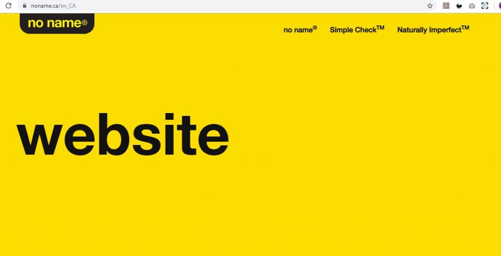 No name brand campaign – JL